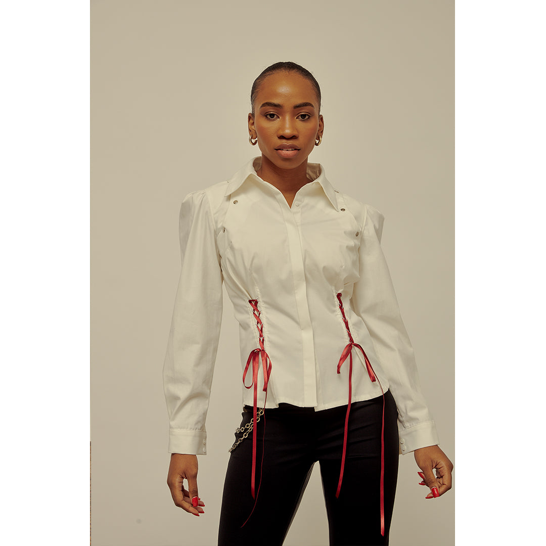 2-Way Tie Shirt – Kajal New York